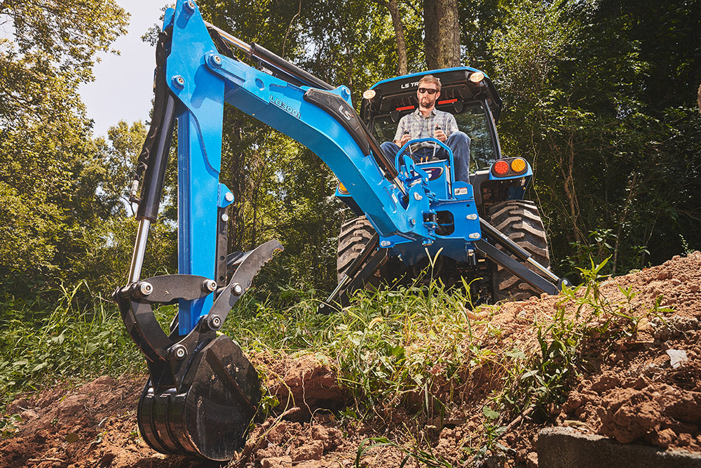 LS LB3001 BACKHOE WITH BUCKET - INSTALLED FOR MT226E– WCT Farm and Lawn