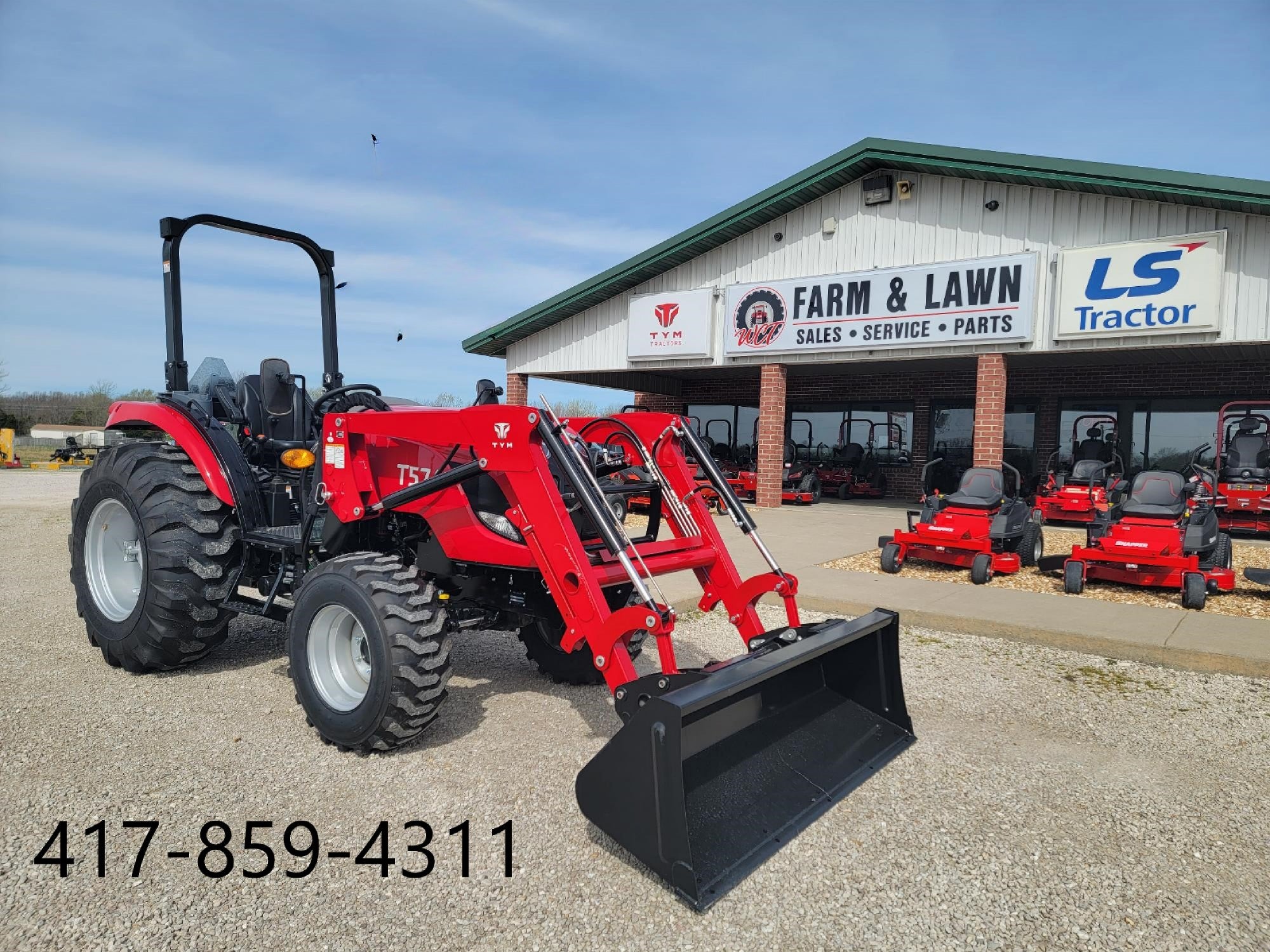 TYM T574 TRACTOR - 55HP, GEAR– WCT Farm and Lawn